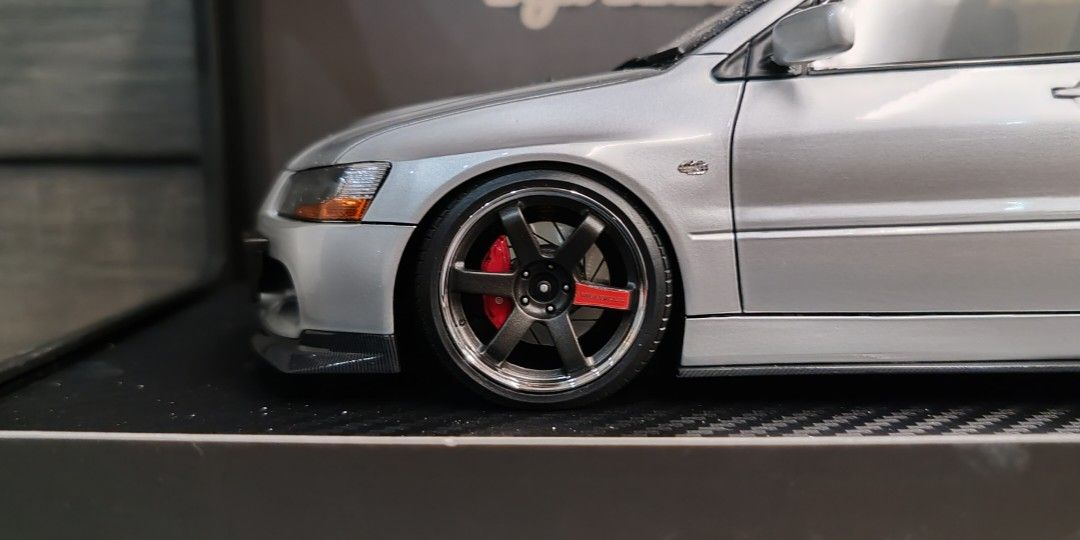 1/18 Ignition Model Mitsubishi Lancer Evolution IX CT9A (Silver) # ...