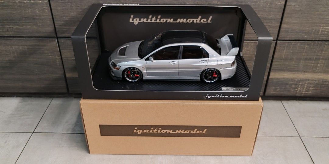 1/18 Ignition Model Mitsubishi Lancer Evolution IX CT9A (Silver) # ...