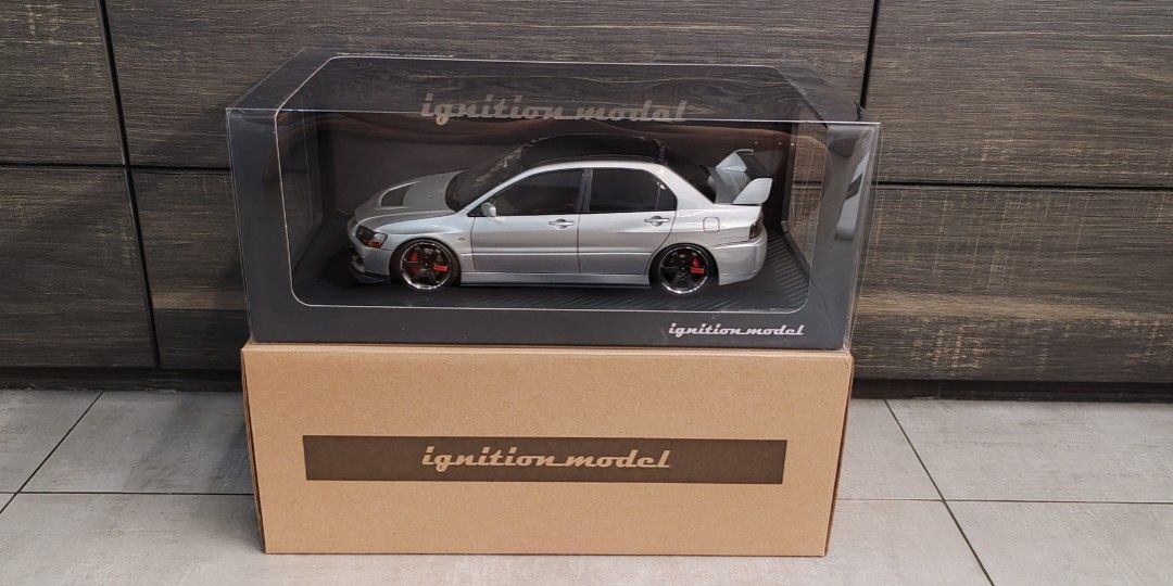 1/18 Ignition Model Mitsubishi Lancer Evolution IX CT9A (Silver) # ...