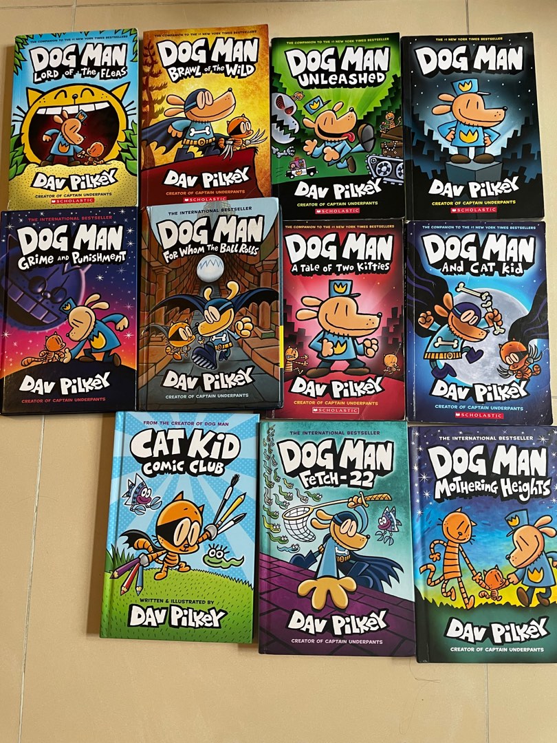 $15 本90% new DOG MAN 系列漫畫, 興趣及遊戲, 書本 & 文具, 漫畫 - Carousell