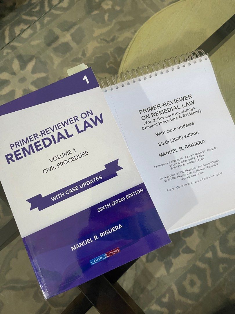 2020 Riguerra Rem Law Reviewer, Hobbies & Toys, Books & Magazines ...