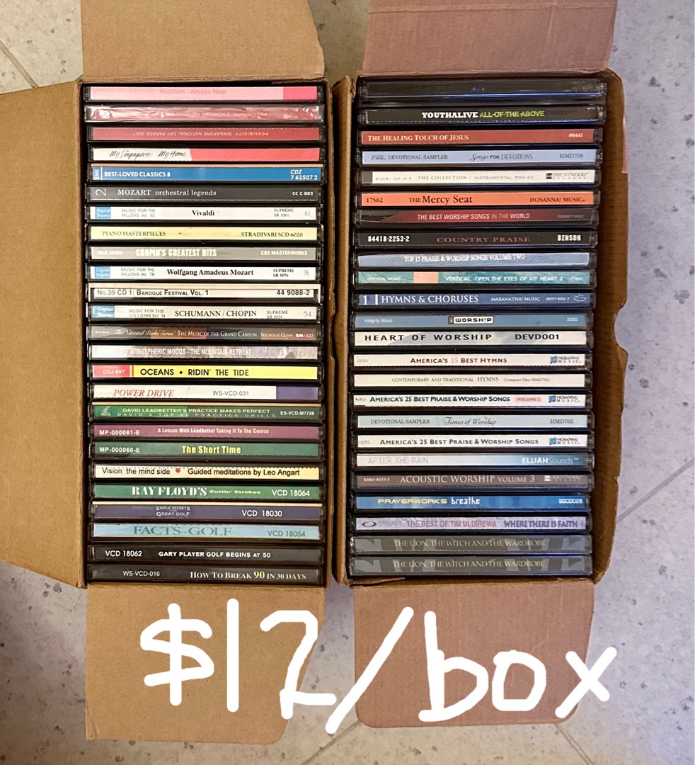 25 CDs, Hobbies & Toys, Music & Media, CDs & DVDs on Carousell