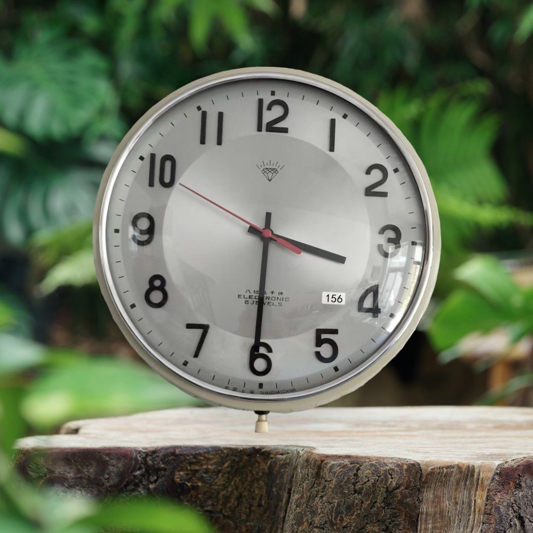 32 cm Numeric Dial 32 cm Transistor Clock 8 Jewel Diamond Clock battery ...