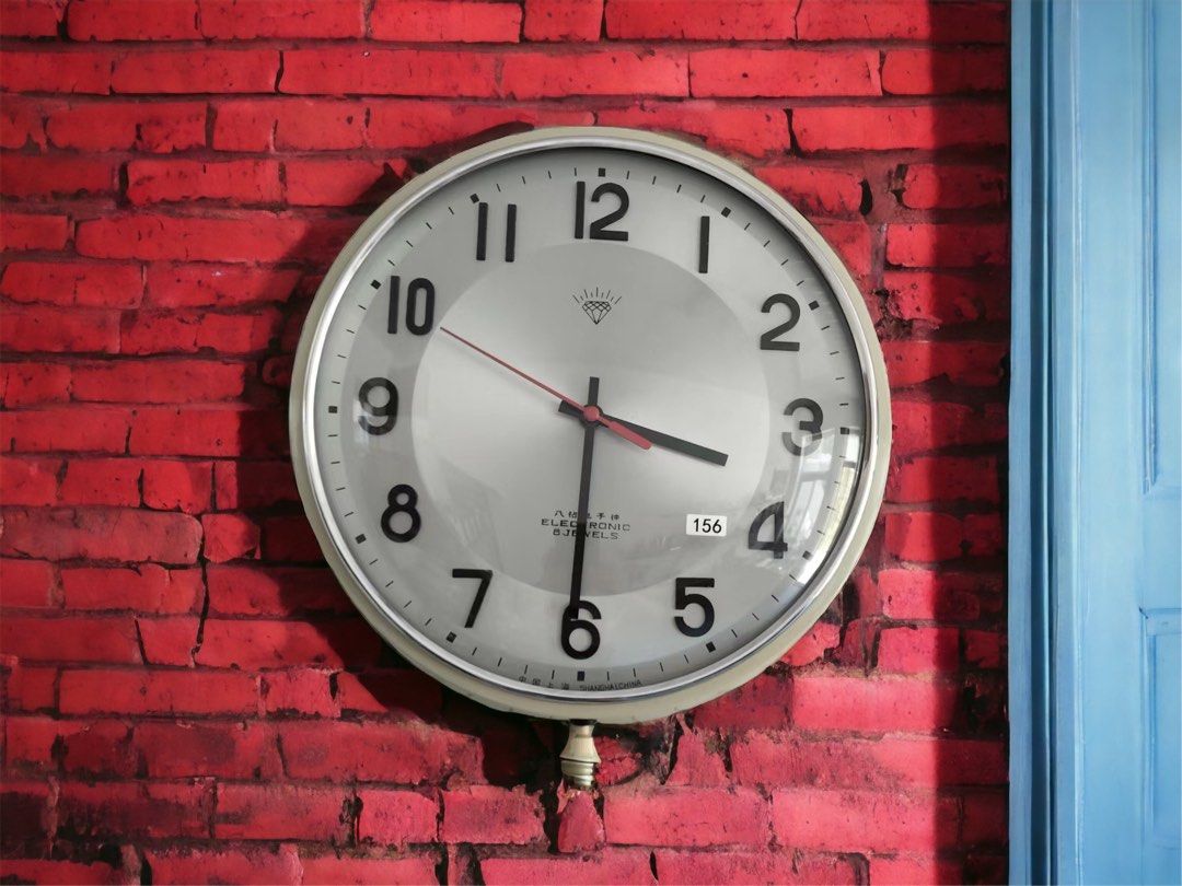 32 cm Numeric Dial 32 cm Transistor Clock 8 Jewel Diamond Clock battery ...