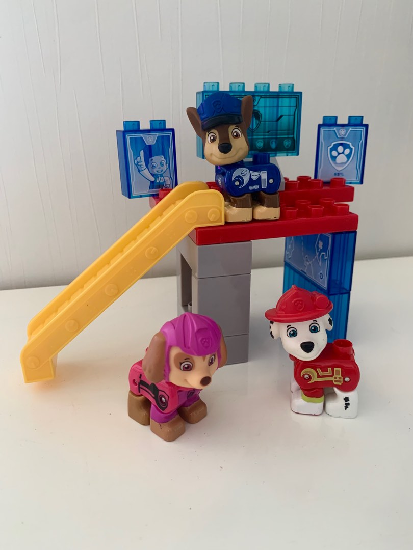 3 sets of paw patrol blocks, Hobbies & Toys, Toys & Games on Carousell