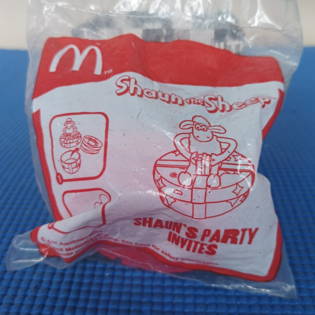 60028 - Mc Donald 2015 Shaun The Sheep Shaun's Party Invites, Toys ...