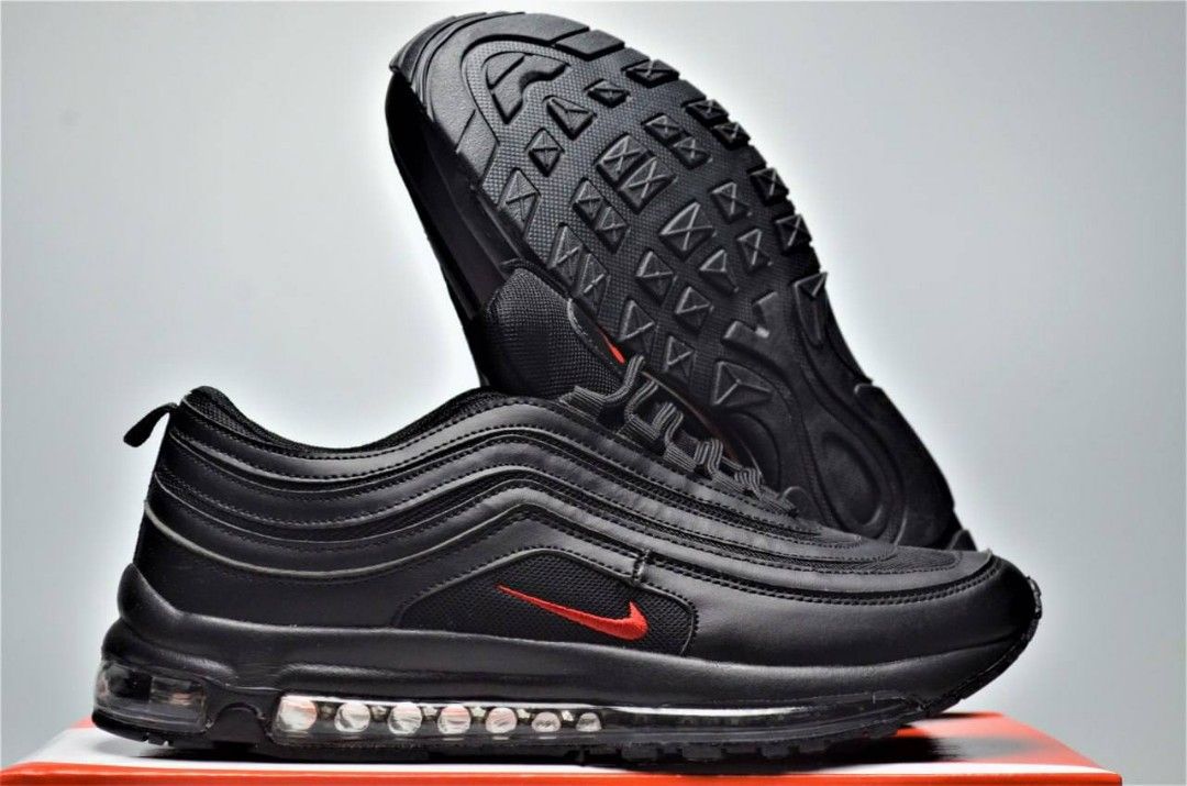 97 all black (saiz 36-45), Men's Fashion, Footwear, Sneakers on Carousell