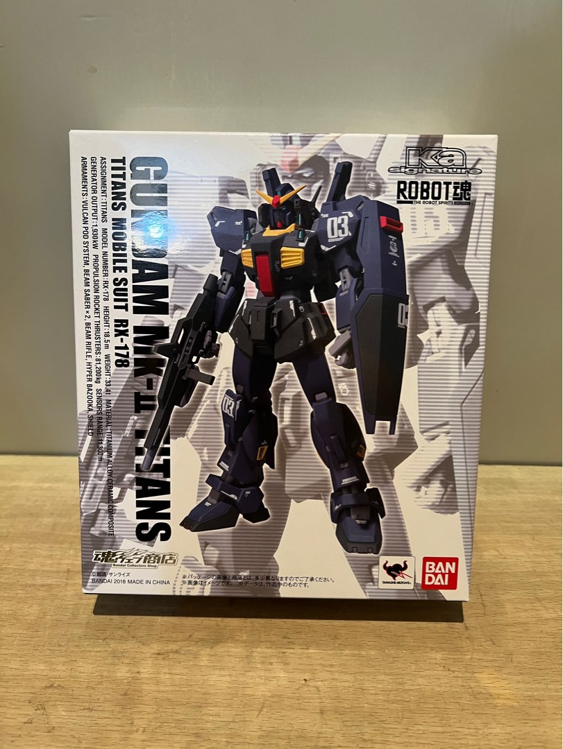 全新 日版 ROBOT魂 Ka signature 魂限 GUNDAM Mk-II TITANS 高達 沒有啡盒 介意勿投, 興趣及遊戲, 玩具 & 遊戲類 - Carousell