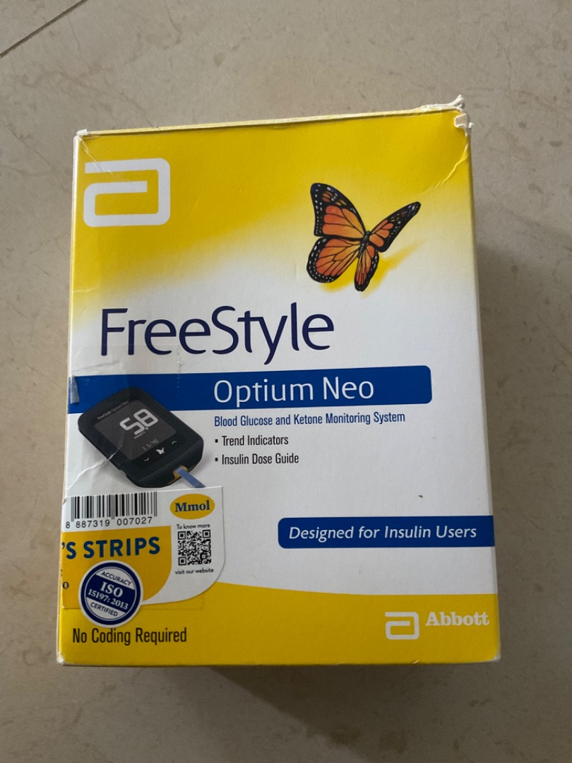 Abbott Freestyle Optium Neo, Health & Nutrition, Health Monitors ...