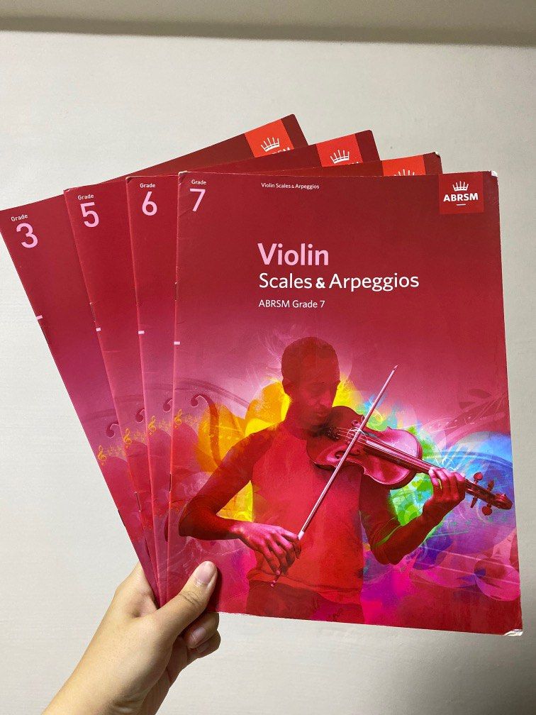 ABRSM Violin Scales & Arpeggios - Grade 3, 5, 6, 7, Hobbies & Toys ...