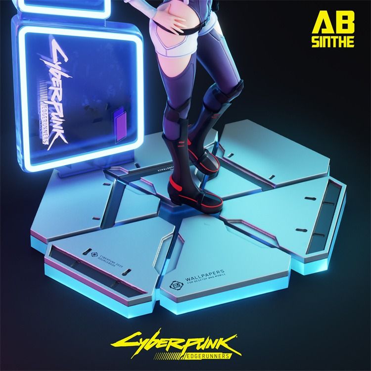 ABsinthe Studio Cyberpunk Edgerunners - Lucy GK Figure Deluxe version ...
