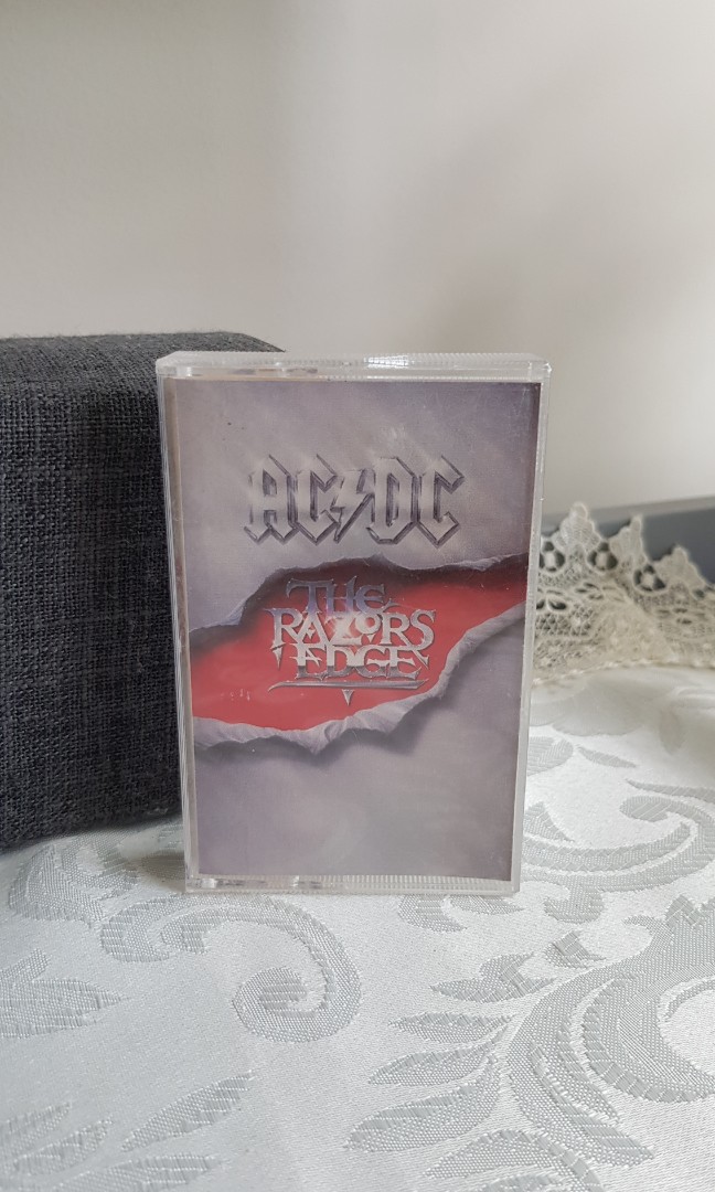 ACDC - The Razors Edge Rock Music Audio Cassette Retro Vintage Tape ...
