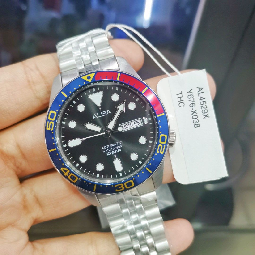 Alba Automatic Men Watch AL4529X, Men's Fashion, Watches & Accessories ...
