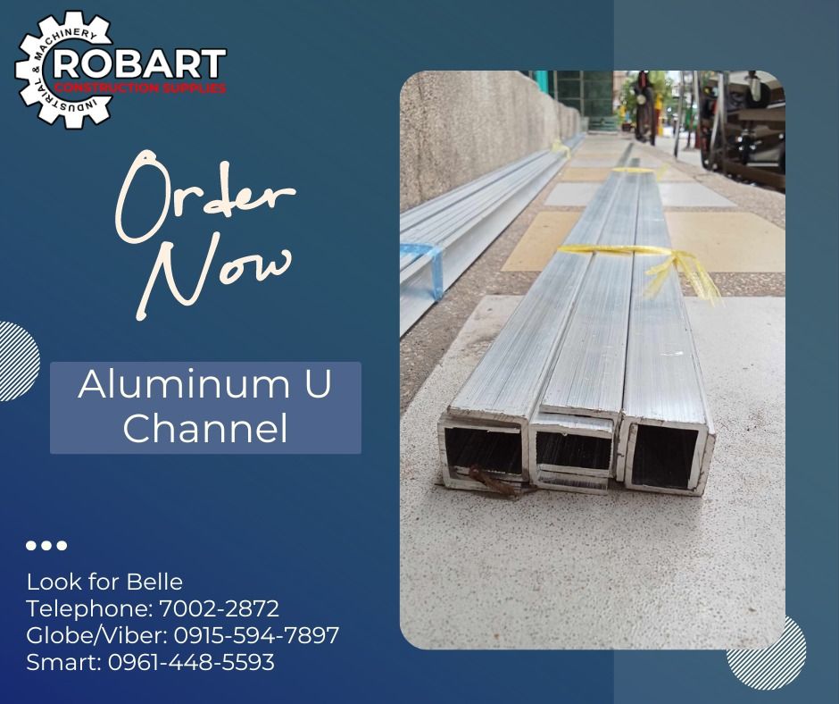 Aluminum U Channel, Commercial & Industrial, Construction Tools ...
