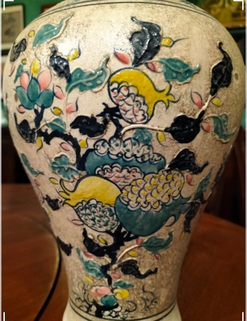 Antique Hand Painted Ching Dynasty Vase-FVgs300d522, Hobbies & Toys ...