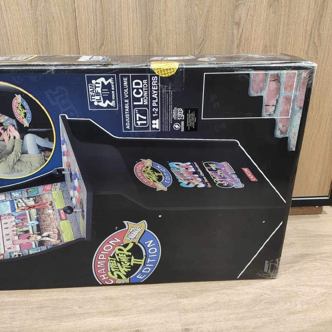Arcade1Up Street Fighter II Champion Edition Cabinet Arcade 1Up, Video ...