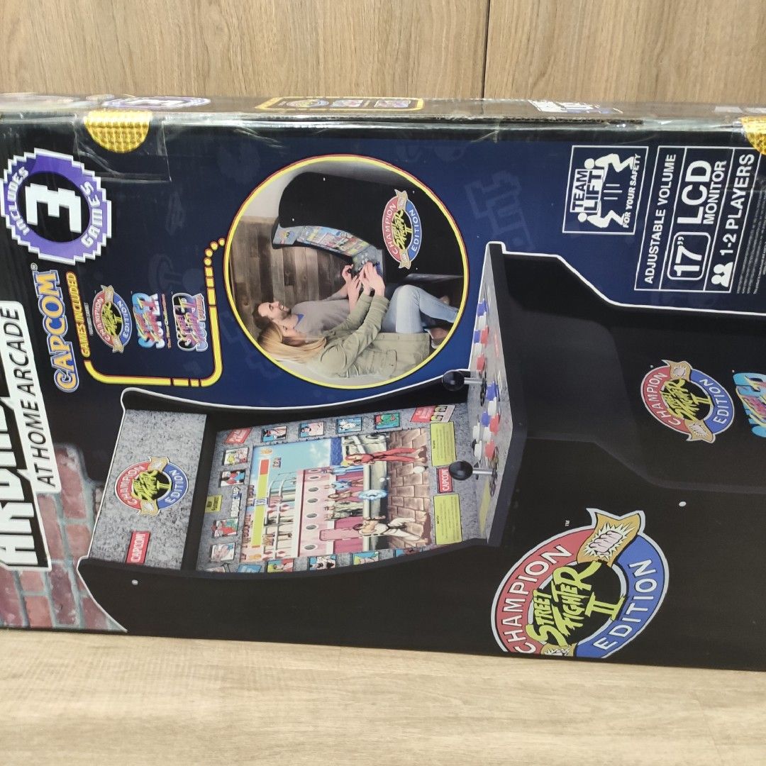 Arcade1Up Street Fighter II Champion Edition Cabinet Arcade 1Up, Video ...