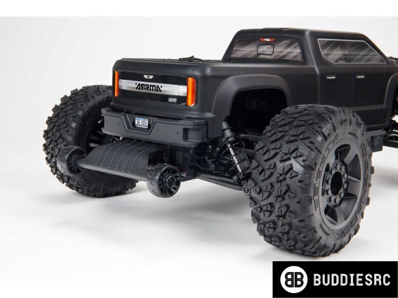 ARRMA 1/10 BIG ROCK 4X4 V3 3S BLX BRUSHLESS MONSTER TRUCK RTR, BLACK ...