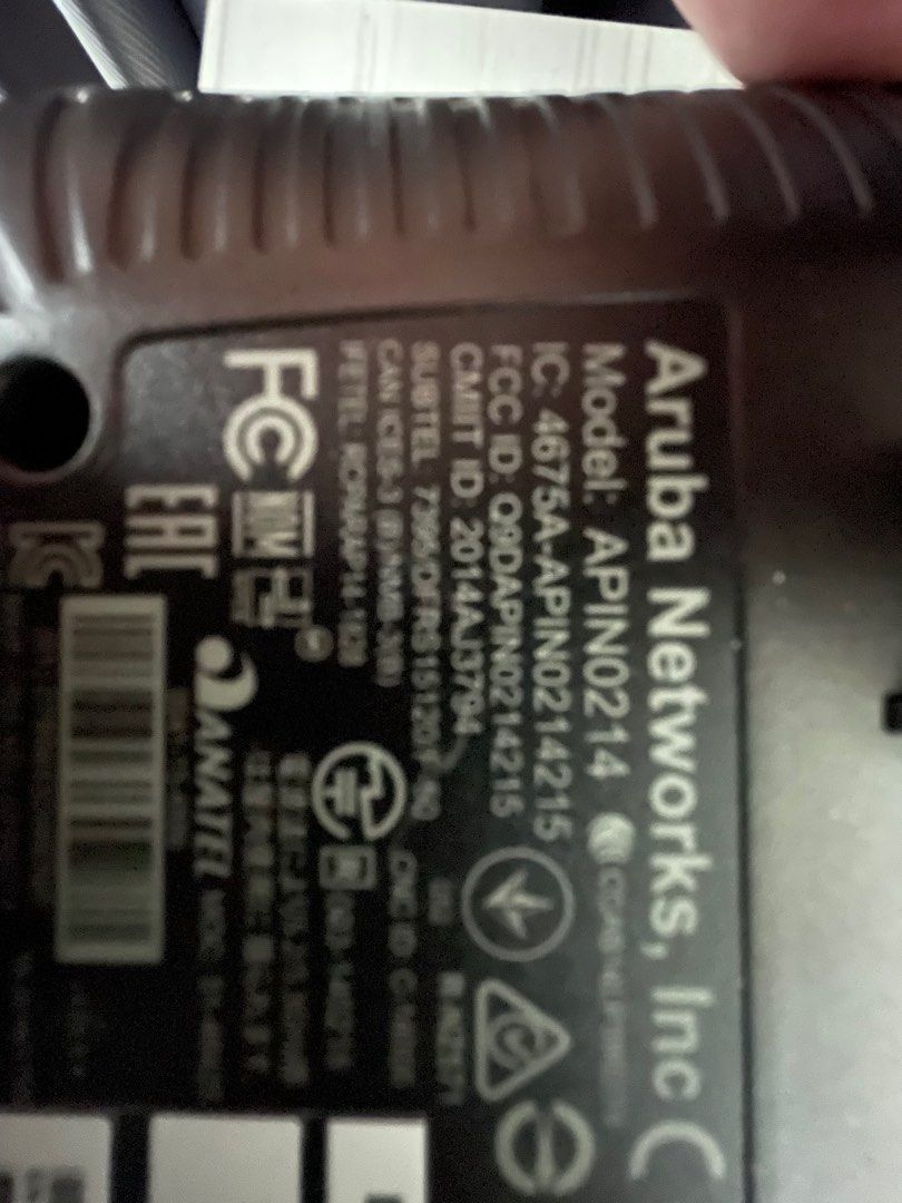 Aruba Wireless Access Point IAP214, Computers & Tech, Parts ...