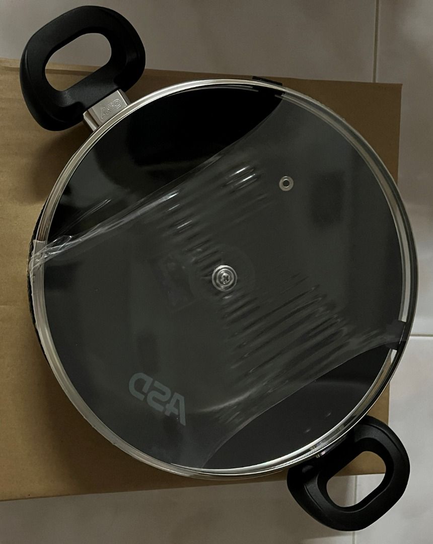 ASD Pot with glass lid, Furniture & Home Living, Kitchenware ...
