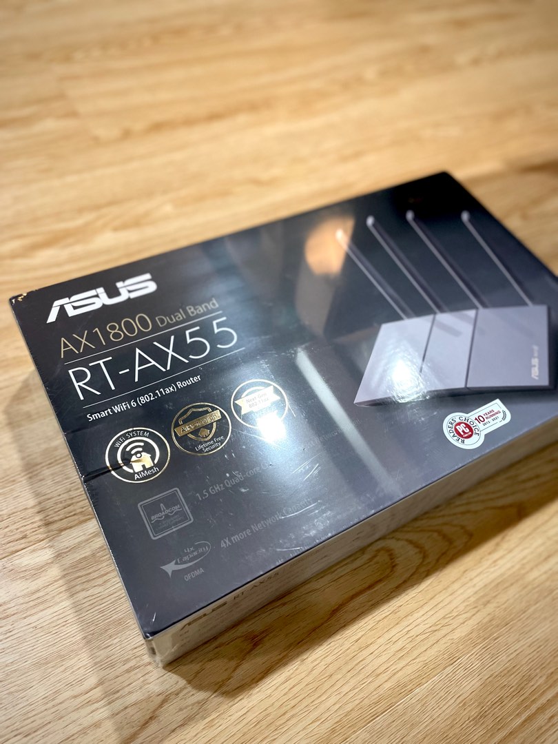 Asus RT-AX55 router (New sealed), Computers & Tech, Parts & Accessories ...