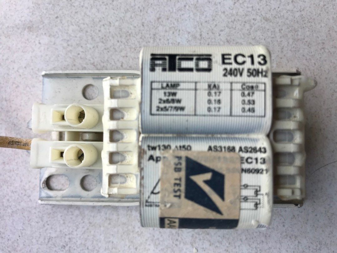 ATCO EC13 Lighting Ballast with lamp holder, Furniture & Home Living ...