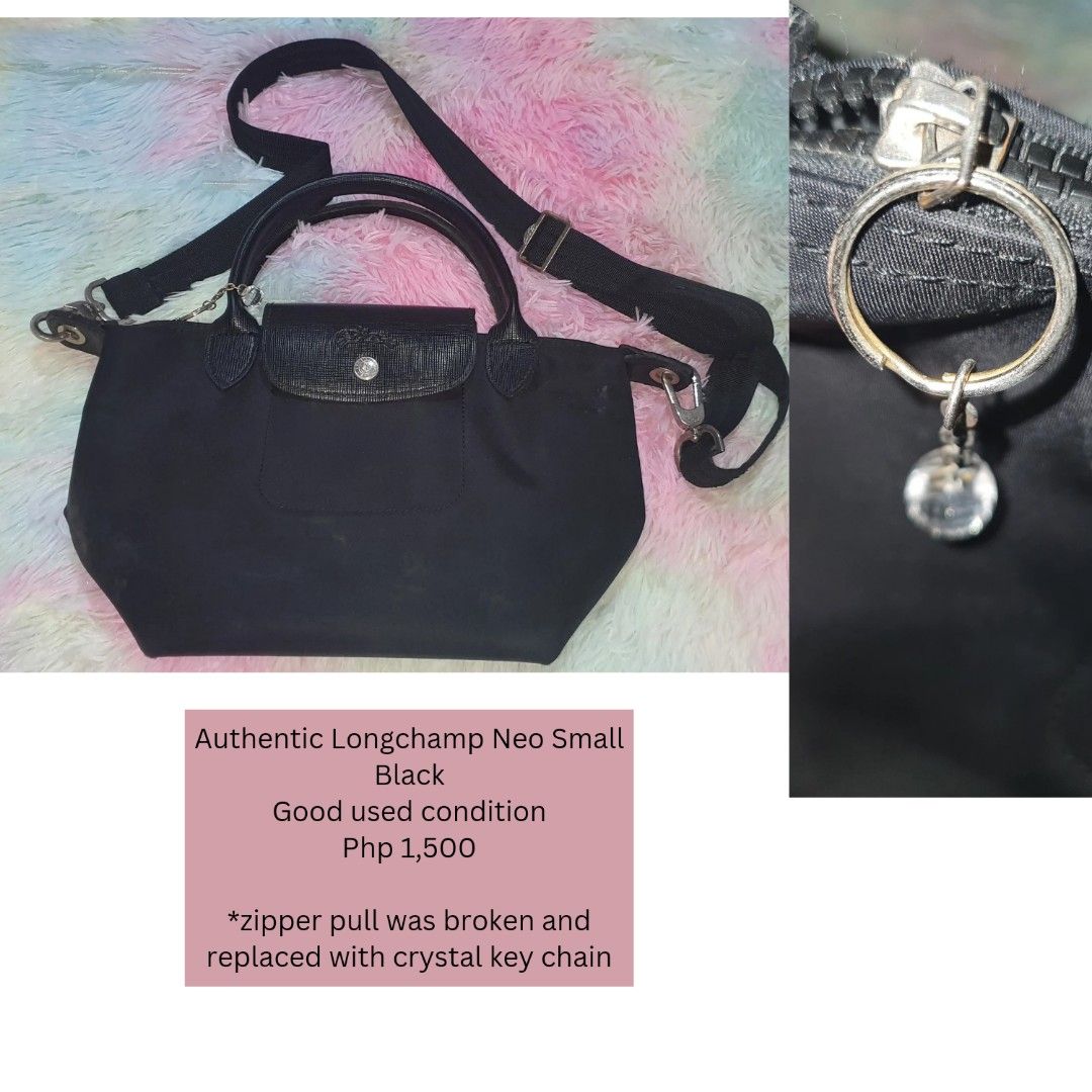 Authentic Longchamp Neo Small black bag on Carousell
