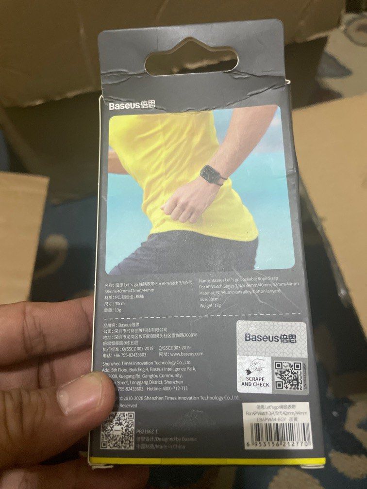 Baseus Lockable Rope Strap, Mobile Phones & Gadgets, Wearables & Smart ...