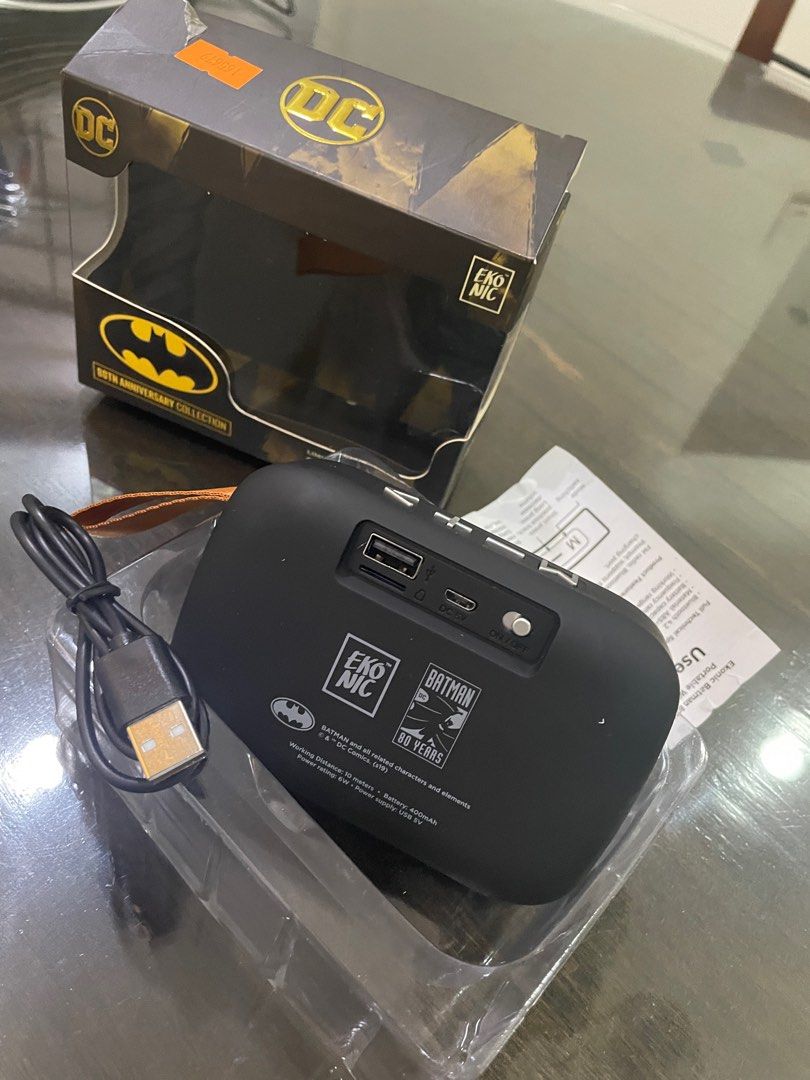 Batman 80th Anniversary Collection: Ekonic Bluetooth Wireless Speaker ...