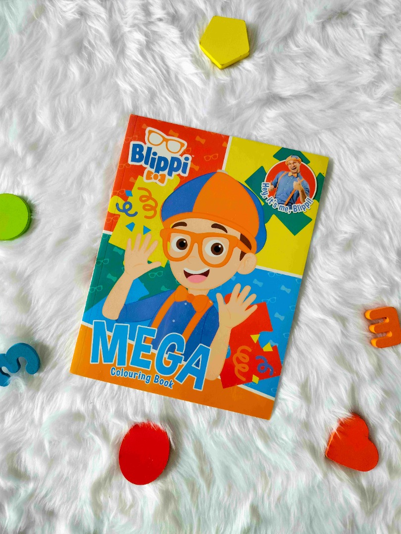 Blippi Mega Coloring Book on Carousell