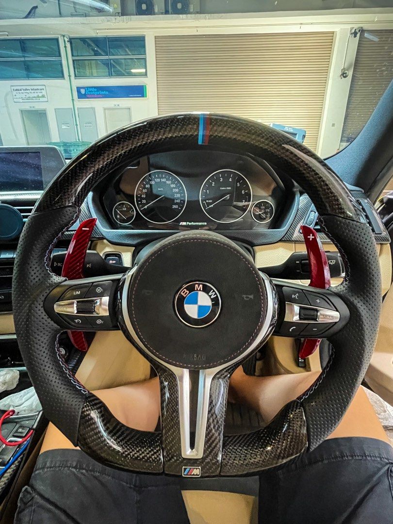 BMW F30 Carbon Alcantara Steering Wheels, Car Accessories, Accessories ...