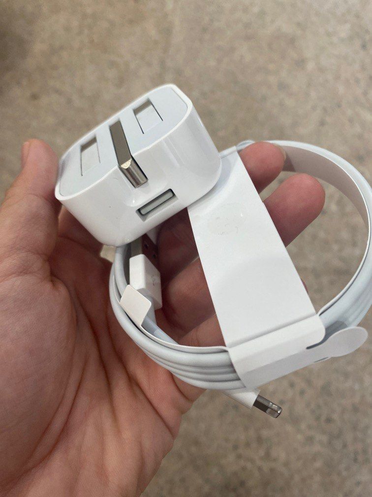 Brand new* Apple wire charger with adaptor, Mobile Phones & Gadgets ...