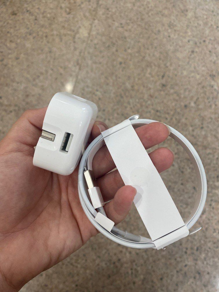Brand new* Apple wire charger with adaptor, Mobile Phones & Gadgets ...