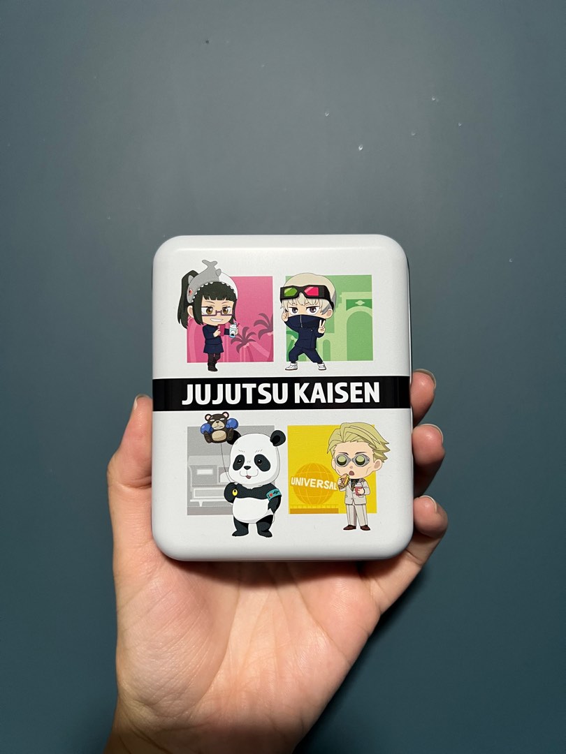 Brand New Jujutsu Kaisen Universal Studios USJ Blind Box Tin Case Panda ...