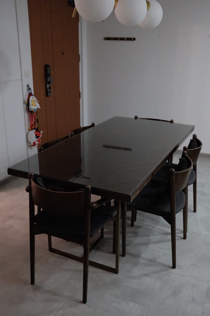Bruno Dining Table, Furniture & Home Living, Furniture, Tables & Sets on Carousell
