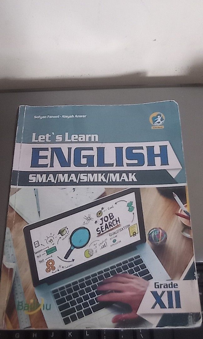Buku Let's learn english grade XII, Buku & Alat Tulis, Buku di Carousell