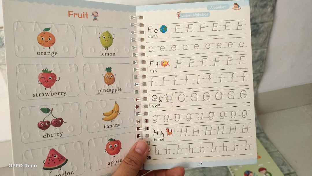 Buku melatih menulis utk 3+ (2 pax), Buku & Alat Tulis, Buku di Carousell