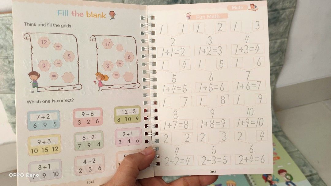 Buku melatih menulis utk 3+ (2 pax), Buku & Alat Tulis, Buku di Carousell