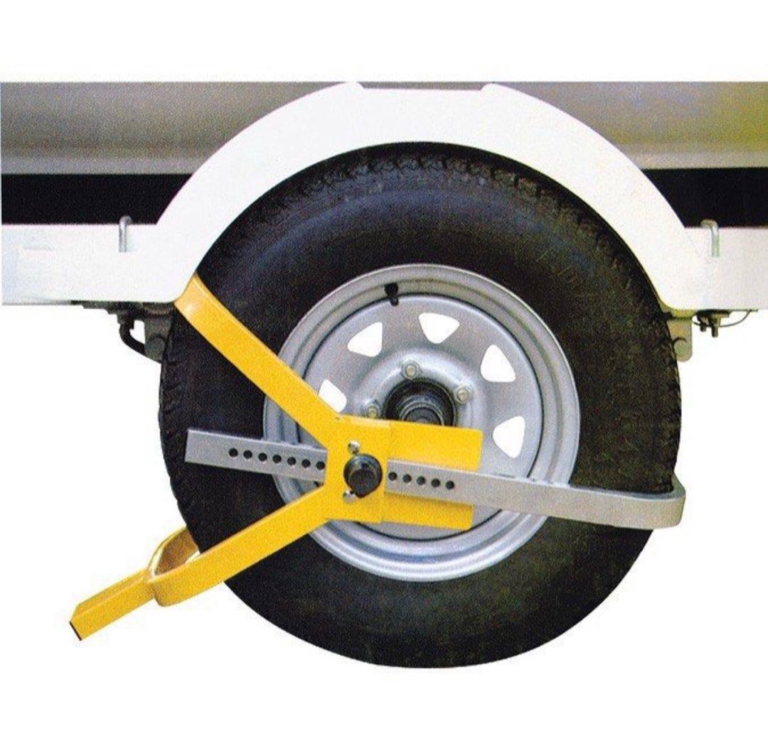 Car Tyre Lock Clamp Anti-Theft Secure, TV & Home Appliances, Electrical ...