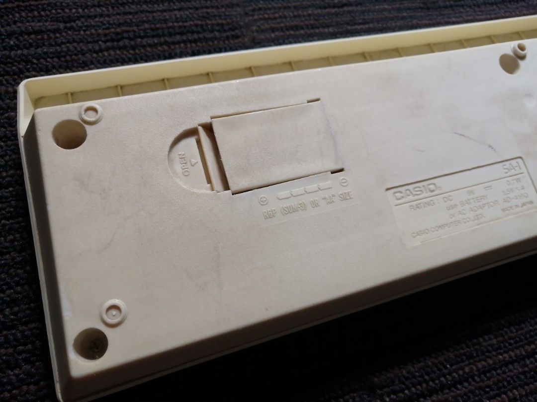 Casio SA-1 Classic Mini Tone Bank Keyboard (Rare Collectible) on Carousell