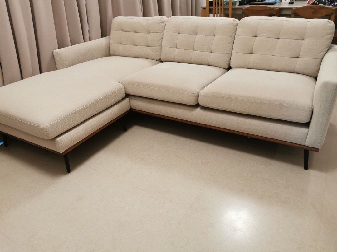 Castlery Isaac L-shaped Sofa, Furniture & Home Living, Furniture, Sofas on Carousell
