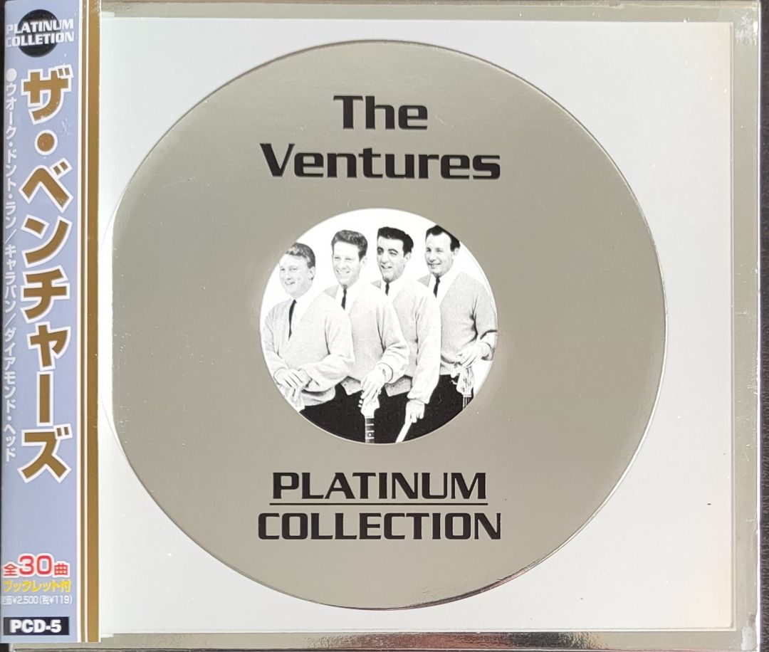 CD / JAPAN PRESS, OBI, SLIP CASE / THE VENTURES / PLATINUM COLLECTION ...