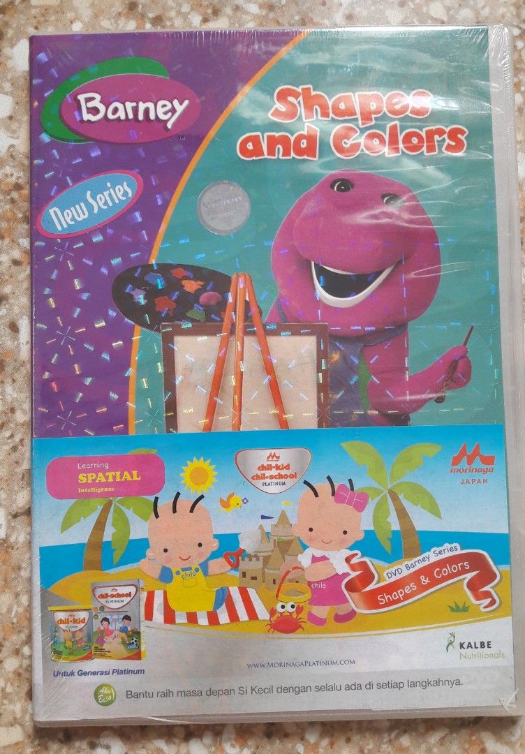 CD Barney shapes and colors, Bayi & Anak, Lainnya di Carousell