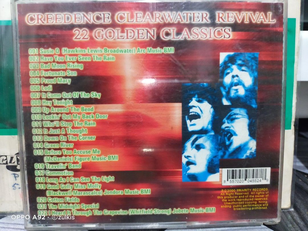 CD Creedence Clearwater Revival collection classic, Hobbies & Toys ...