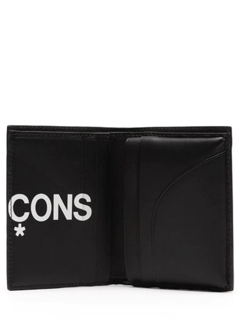 CDG Wallet Typo Logo Leather, Men's Fashion, Watches & Accessories ...