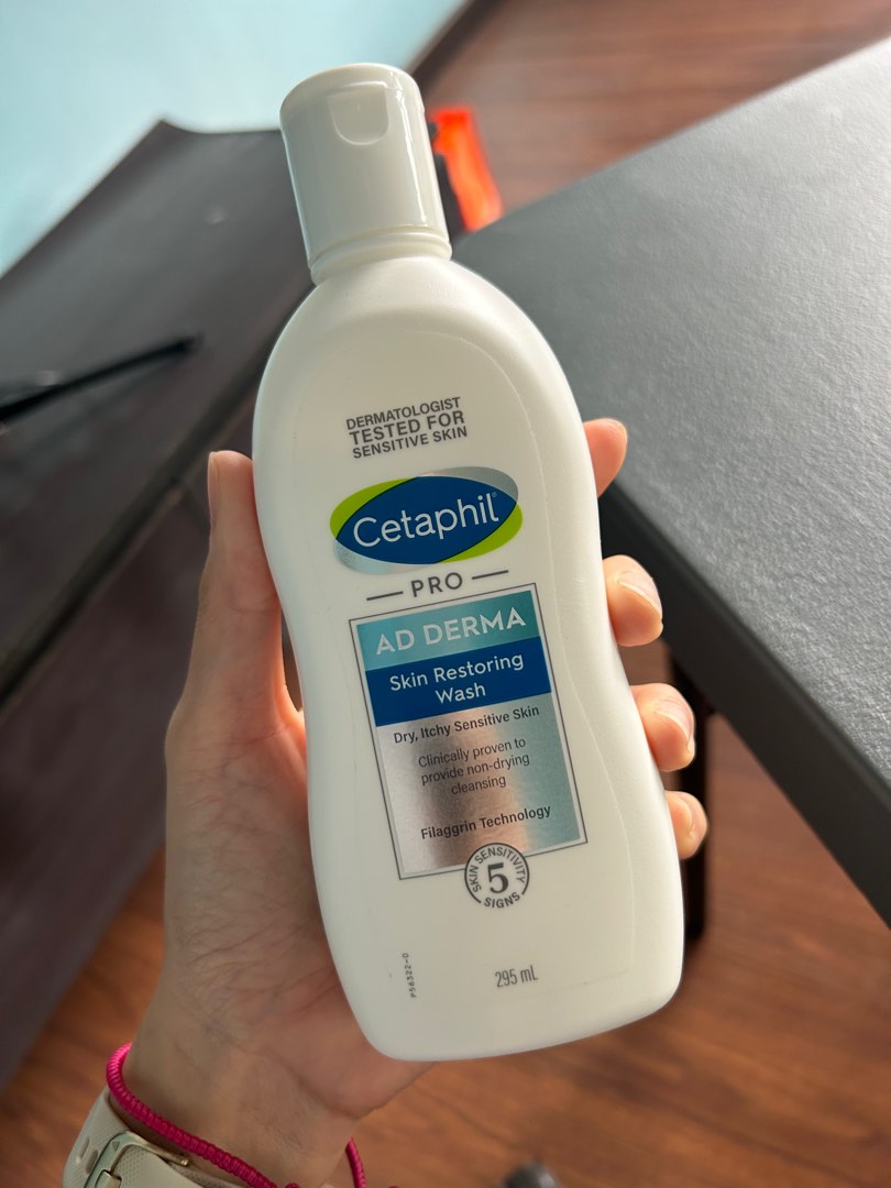 Cetaphil Pro ad derma skin restoring wash 295ml on Carousell