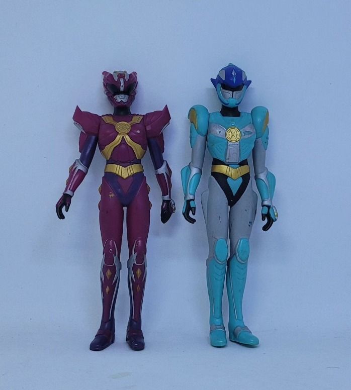 Chouseishin Gransazer Vinyl Figures (Sazer Velsou and Pisces) - Konami ...