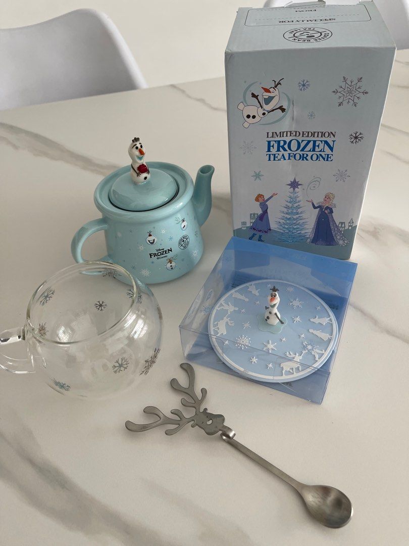 Coffee Bean Disney Frozen Tea Cup set, Furniture & Home Living ...