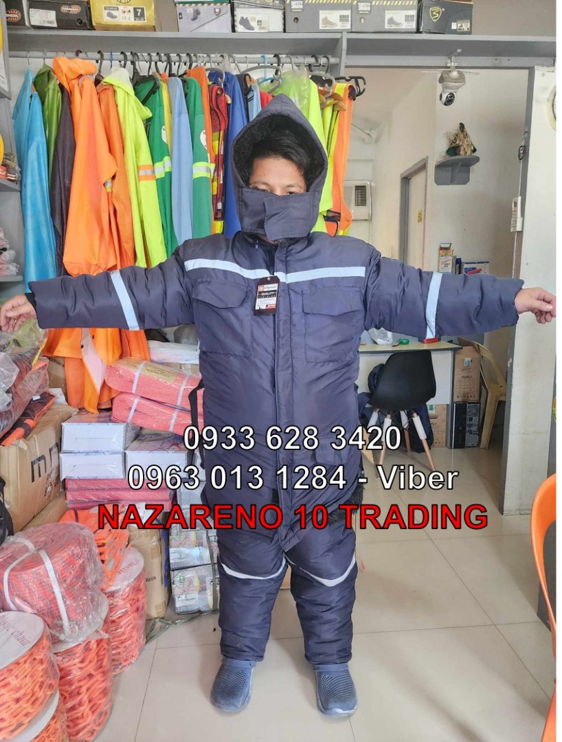 Cold Storage Jacket Insulated w/ Fixed Hood & Strap Buckle Thermal Jacket & Pants on Carousell