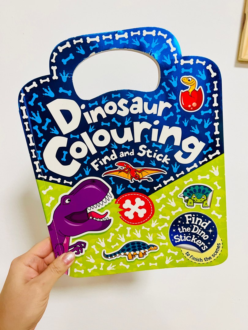 Coloring Book Dinosaurs, Hobbies & Toys, Books & Magazines, Children's ...